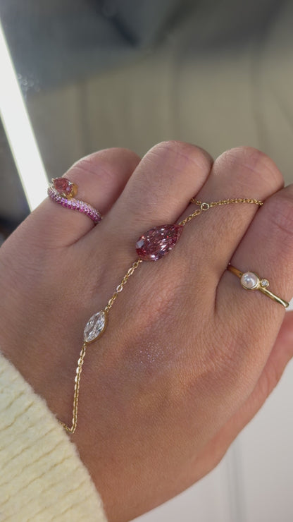 3.02 pink pear VS2 - IGI Certified – Saucy Gems