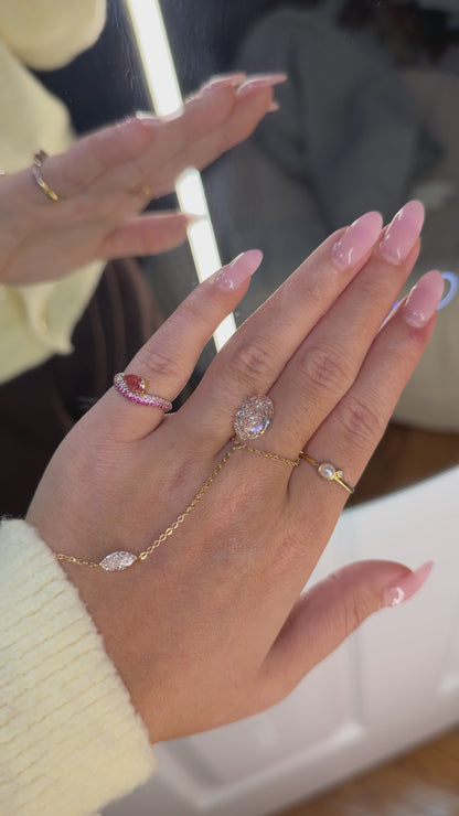 4.01 pink oval VS2 - IGI Certified – Saucy Gems