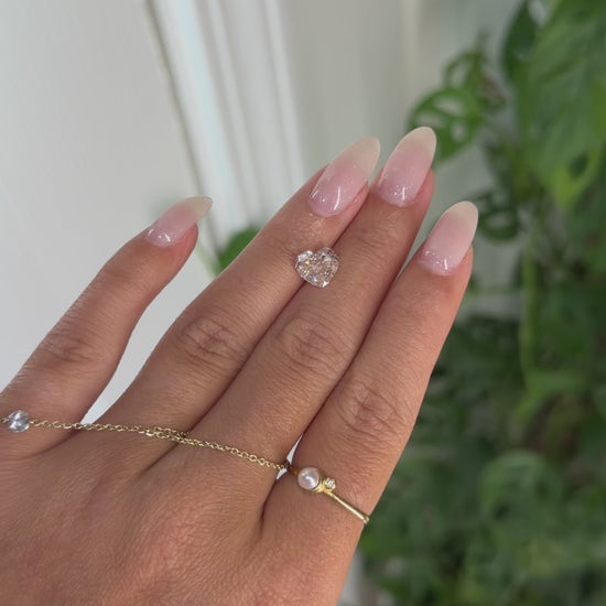 3.06ct pink heart VS2 - IGI certified – Saucy Gems