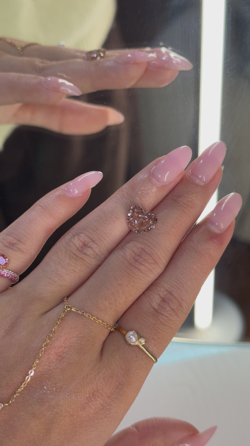 3.54ct pink heart VSI - IGI Certified – Saucy Gems