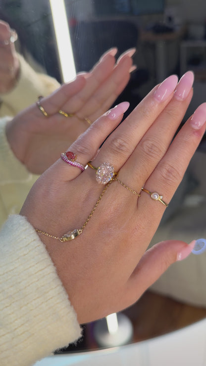 4.01 pink oval VS2 - IGI Certified – Saucy Gems